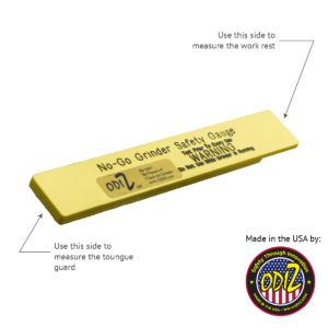 NO-GO™ BENCH GRINDER SAFETY GAUGE - MAKESafe Tools