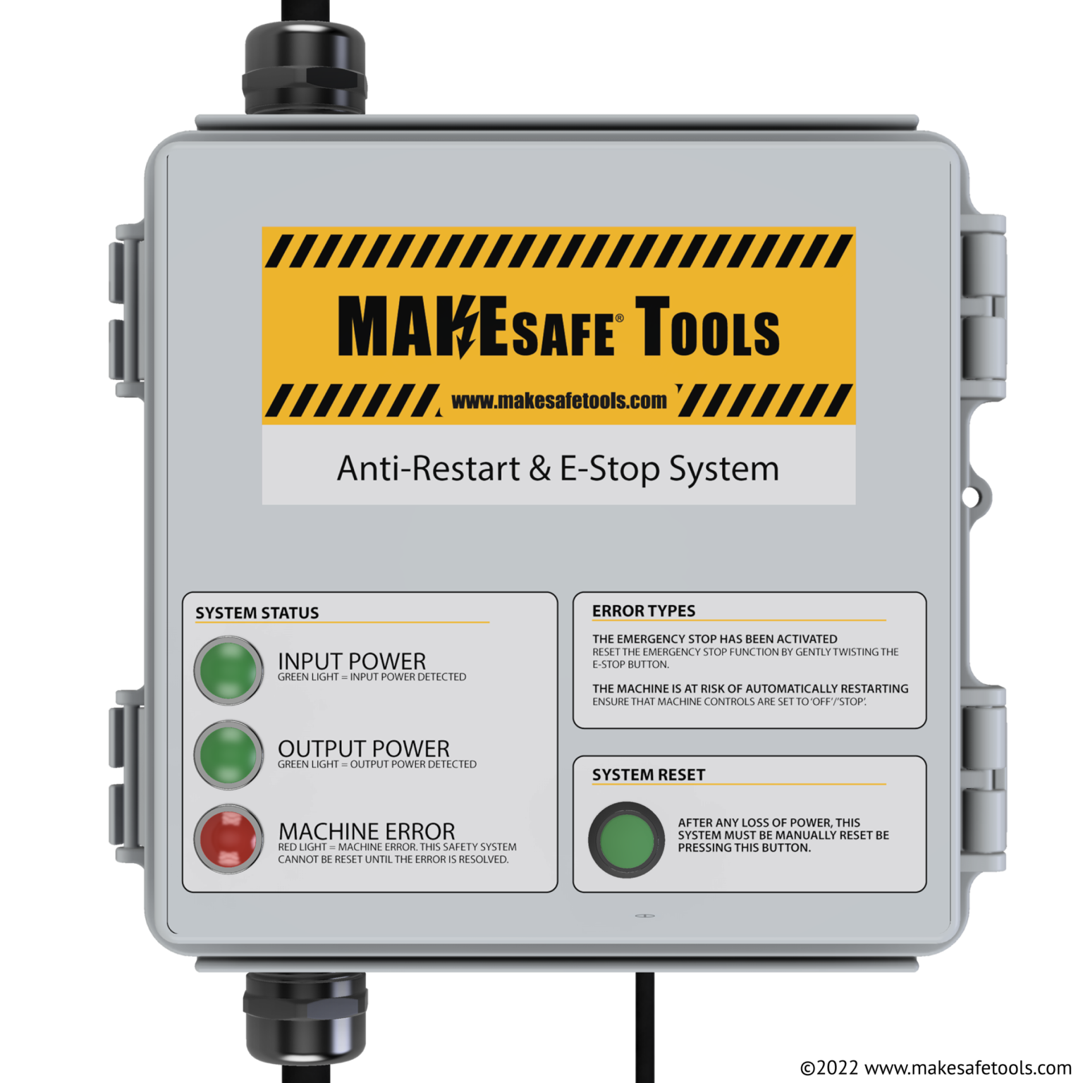 Industrial Anti-Restart & E-Stop System - MAKESafe Tools